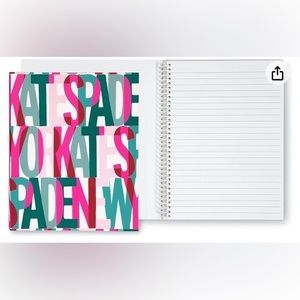 kate spade | Office | Kate Spade Small Concealed Spiral Notebook 825 X ...